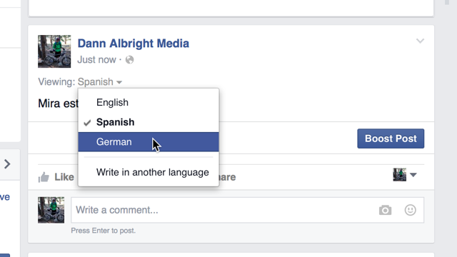 How To Post In Multiple Languages On Facebook
