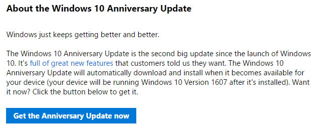 How to Get the Windows 10 Anniversary Update Now