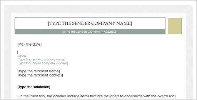 15 Business Letter Templates for Microsoft Word to Save You Time