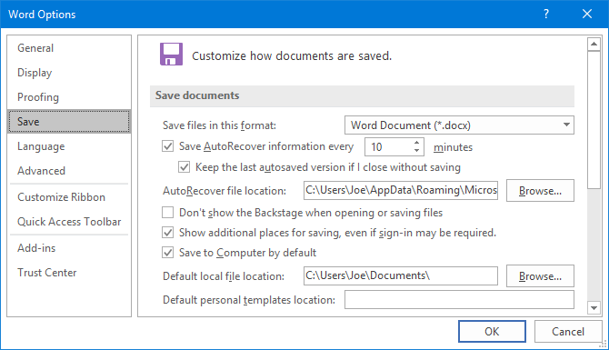 How to Auto-Save Your Work in Windows