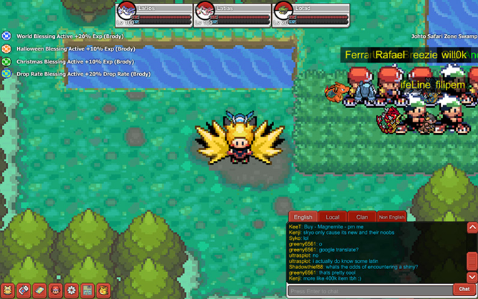 9 Free Fan-Made Pokémon MMOs All Trainers Will Love