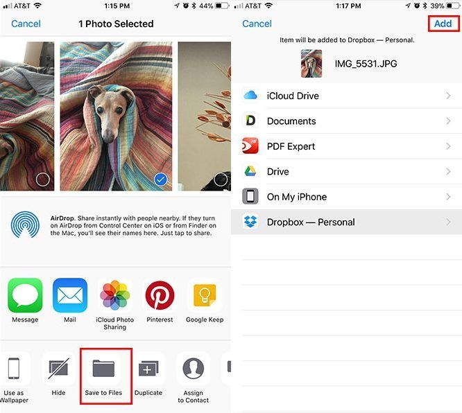 Use the iOS 11 Files App to Back Up Your iPhone Photos