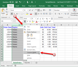 How To Manage Columns In Excel