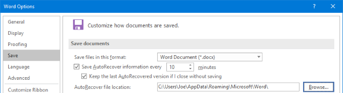 How to Recover an Unsaved Microsoft Word 2016 Document in Seconds