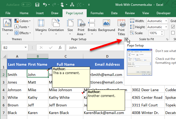 The Beginner's Guide to Comments in Microsoft Excel