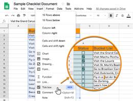 How To Insert A Checkbox In Google Sheets