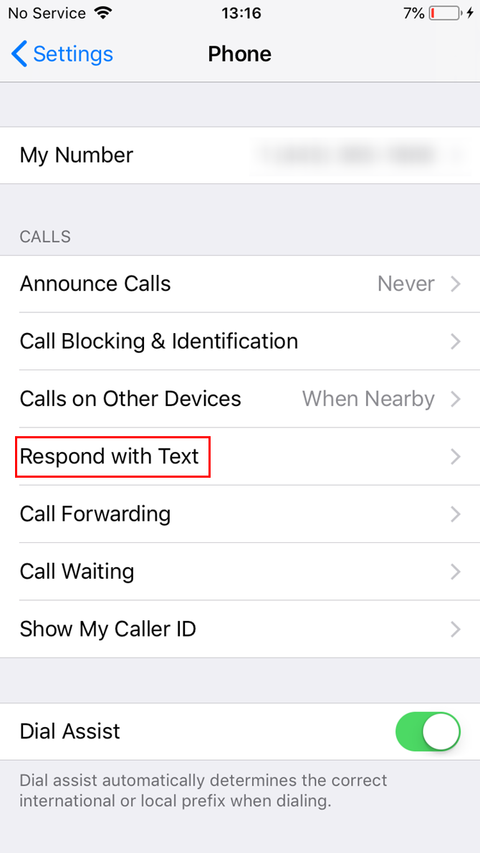 How to Send Canned Text Responses to Phone Calls