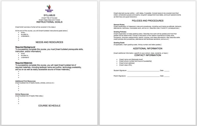 The Best Microsoft Office Templates for Teachers Going Back to School