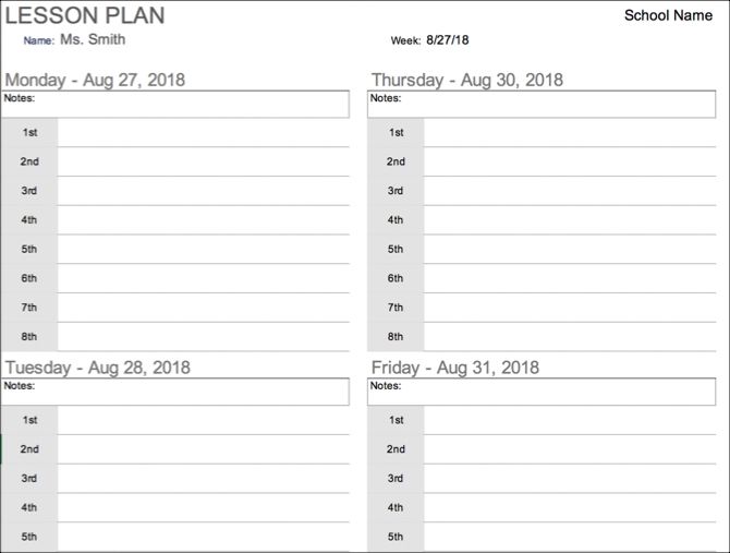 The Best Microsoft Office Templates for Teachers Going Back to School