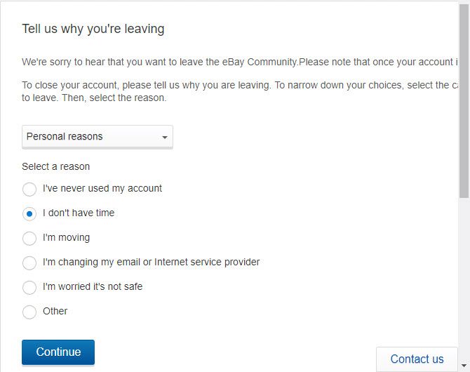 How to Delete Your eBay Account