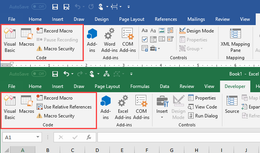 Developer Tab Excel Micro Mobilelasopa