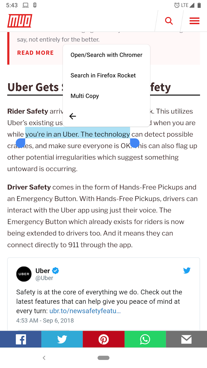 7 Android Apps to Supercharge the Text Selection Menu