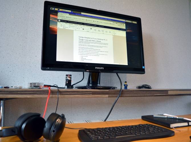 Using a Raspberry Pi as a Desktop PC: 7 Things I Learned After a Week