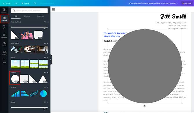 How to Design the Perfect Cover Letter Using Canva