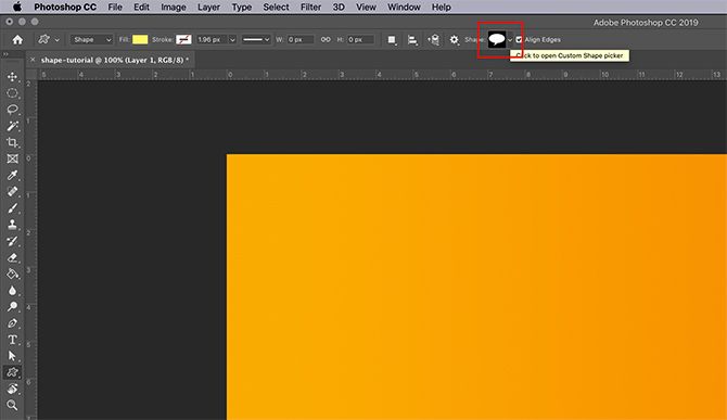 How to Use the Custom Shape Tool in Adobe Photoshop