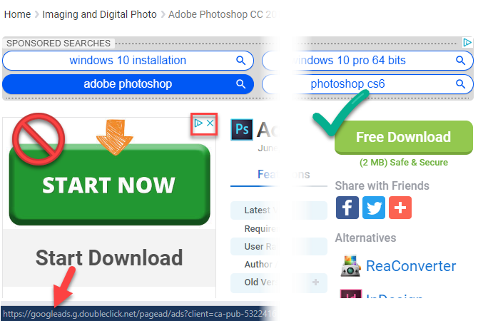 How to Avoid Fake Ads Disguised as Fake Download Links