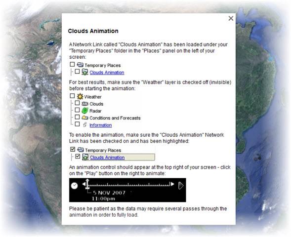 How to View Live Weather Radar on Google Earth