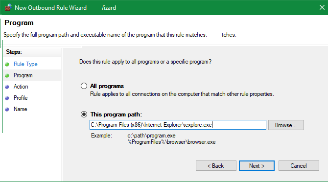 How to Block Internet Explorer From Accessing the Internet