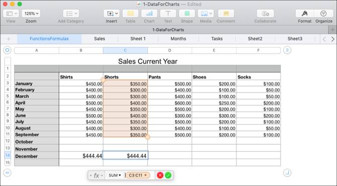 How to Use Formulas and Functions in Numbers on Mac