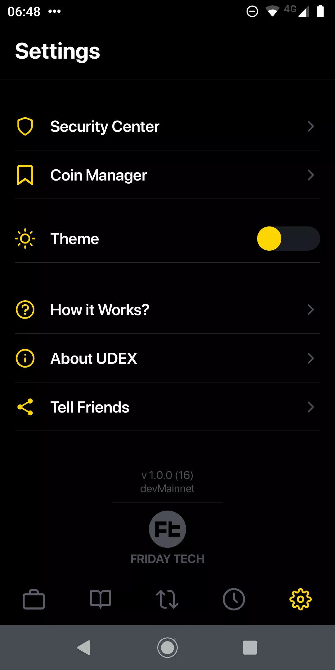 UDEX: A New Decentralized Crypto Exchange for Your Phone