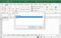 Adding Tabs In Excel