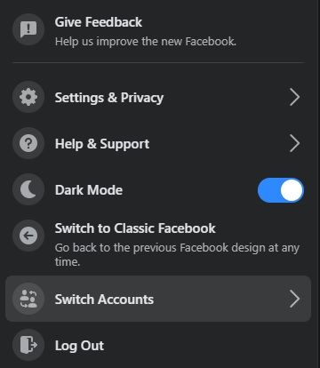 How to Quickly Switch Between Facebook Accounts