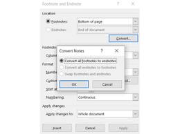 How Do You Convert Footnotes To Endnotes In Word 2013 Lockqtest