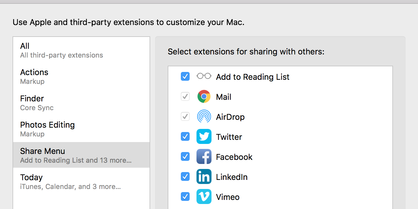 How to Customize the Share Menu on Your iPhone or Mac