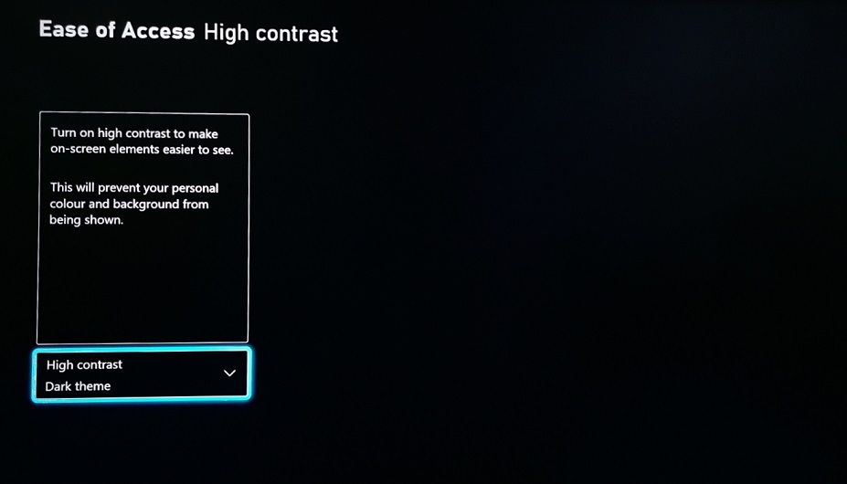 How to Enable High Contrast Mode on Xbox Series X