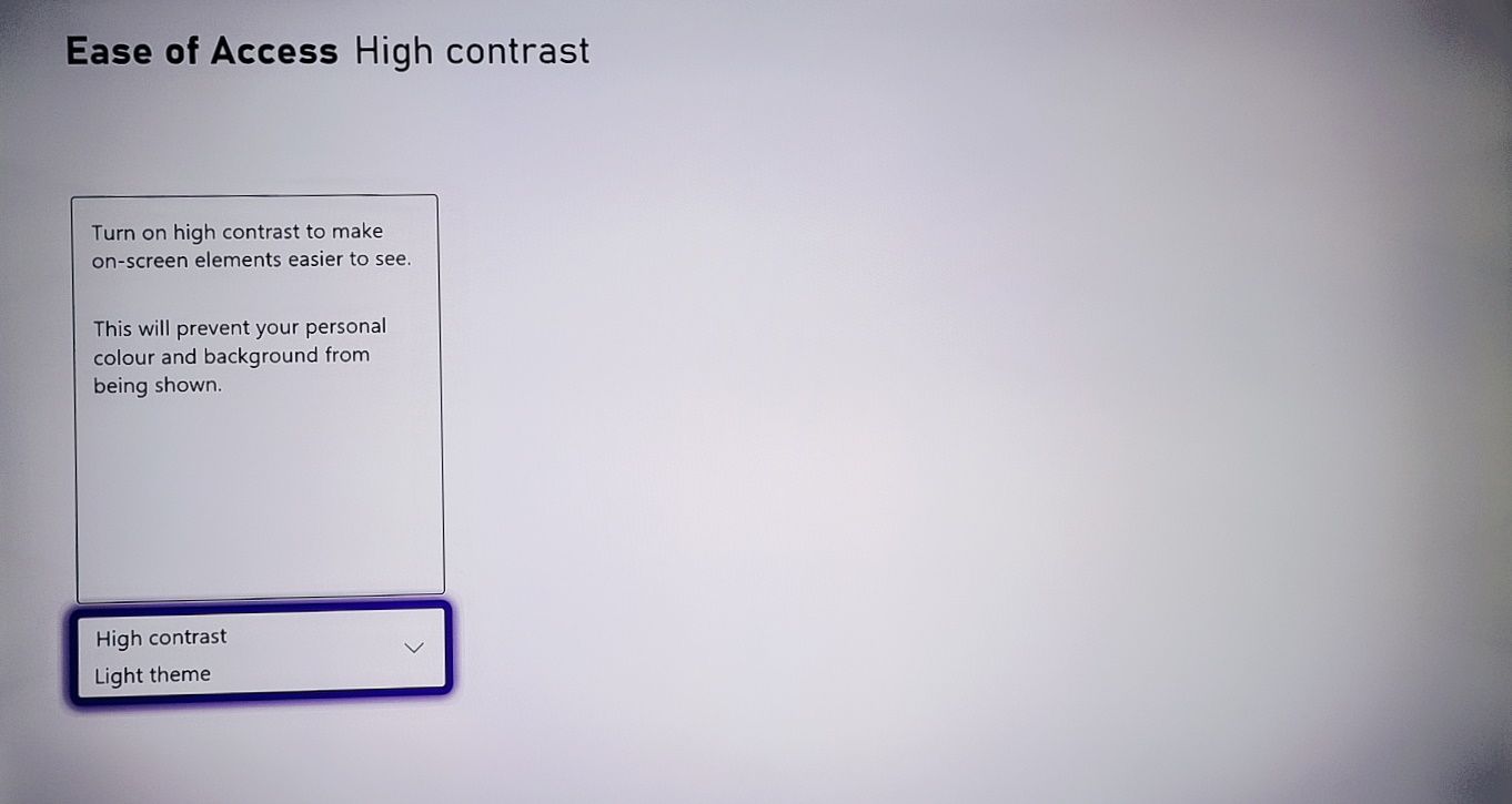 How to Enable High Contrast Mode on Xbox Series X