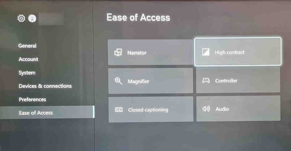 How to Enable High Contrast Mode on Xbox Series X