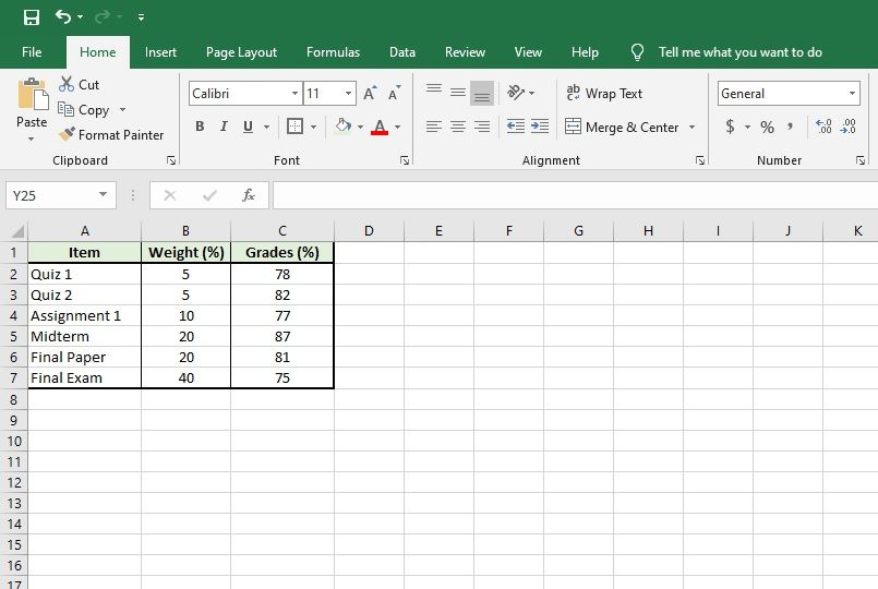 How to Calculate Weighted Average in Excel