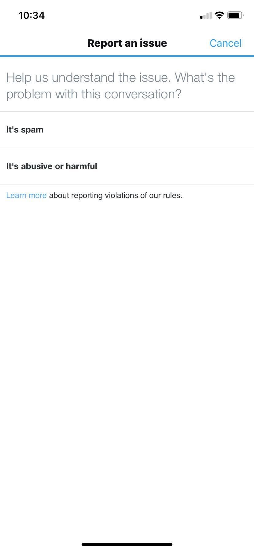 How to Report a Post or Account on Twitter