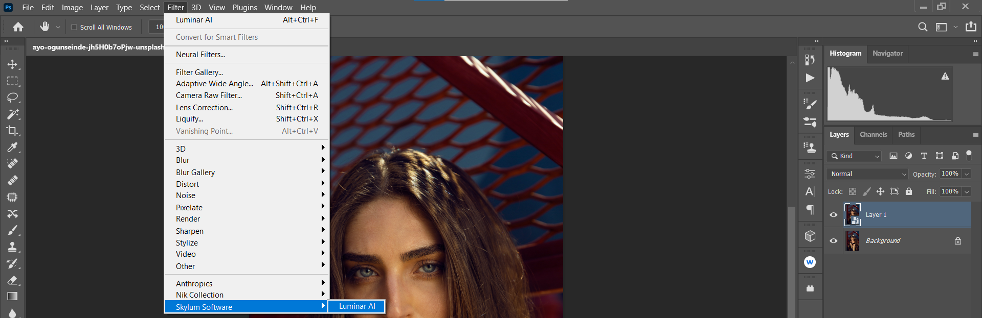 How to Use Luminar AI With Photoshop for Better Portraits