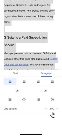 How To Double Space Your Text On Google Docs