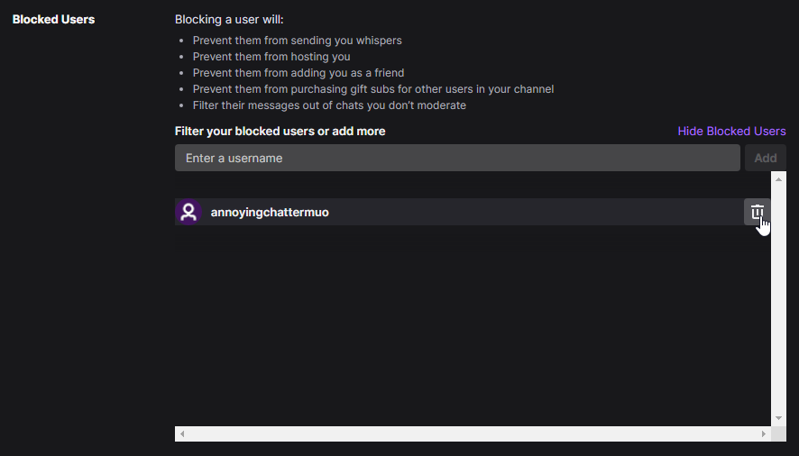 How to Block and Unblock Someone on Twitch