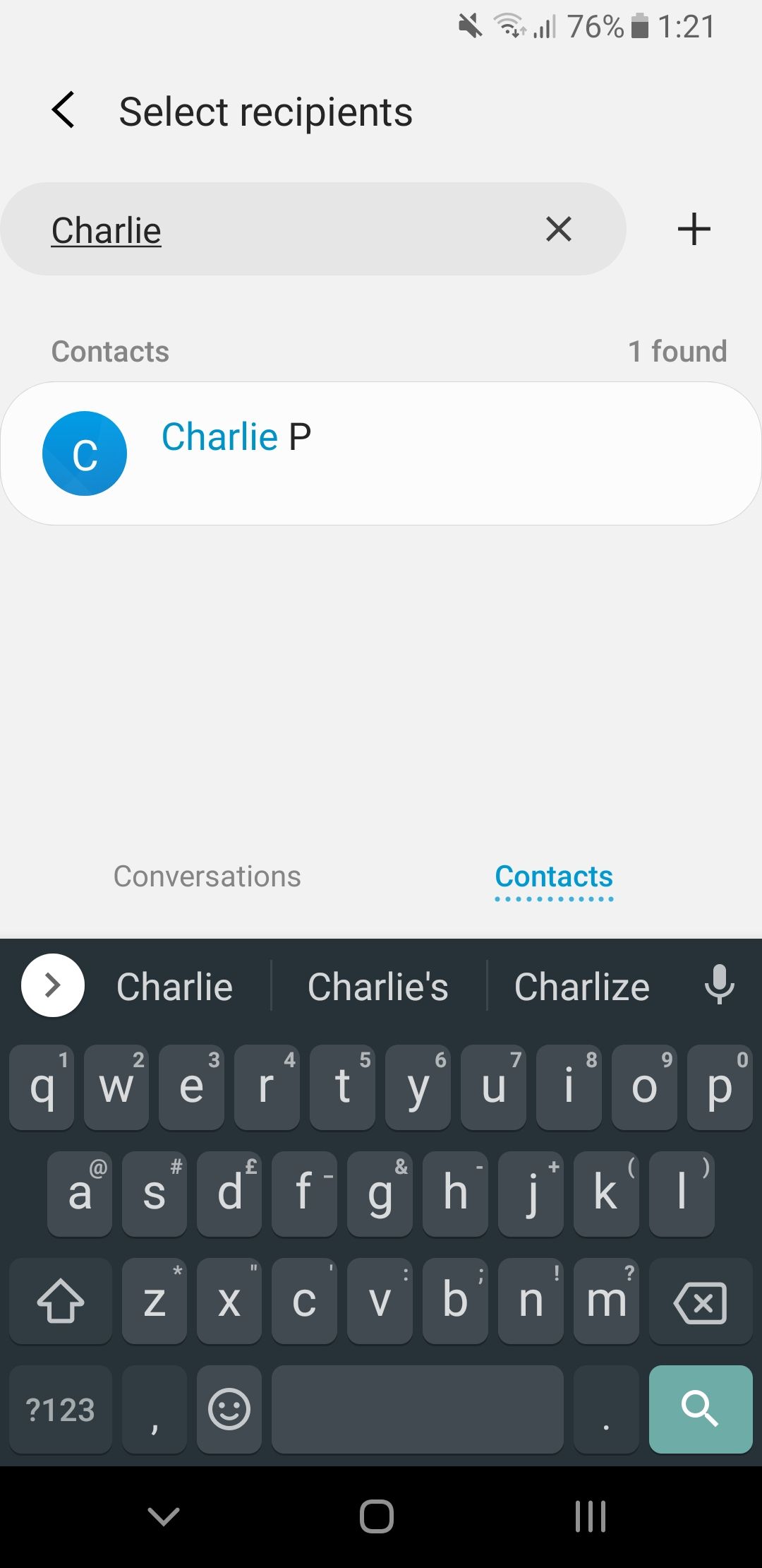 How to Forward a Text on Android