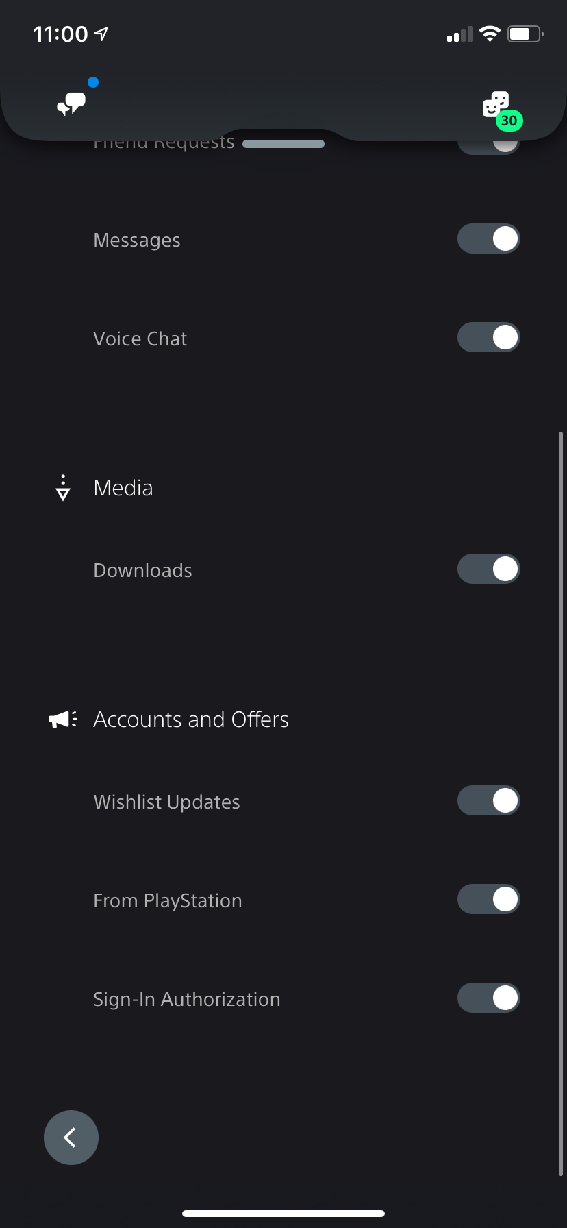 How to Control Notifications in the PlayStation Mobile App