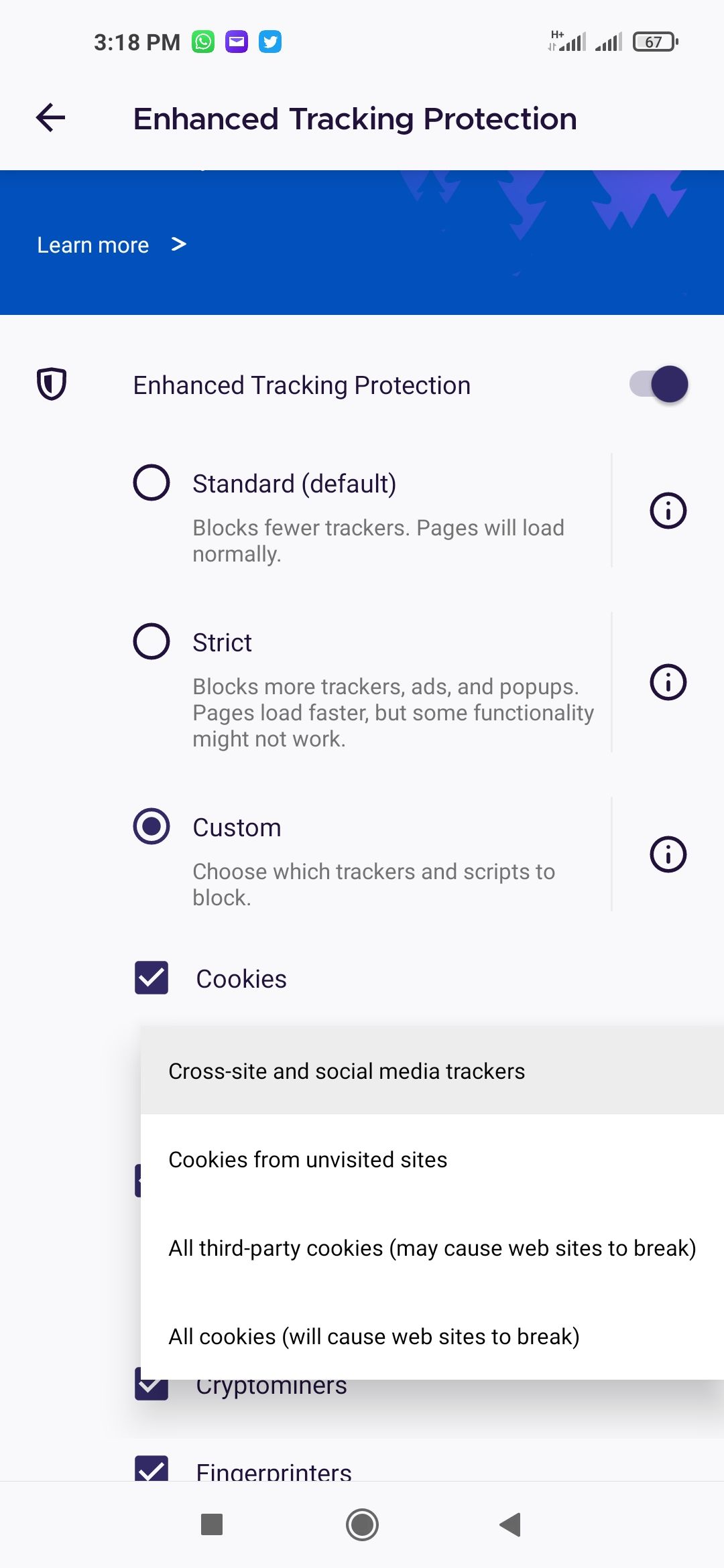 How To Disable Or Enable Cookies In Chrome Firefox And Edge