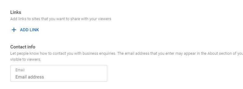 How to Add Your Email Address to Your YouTube Channel