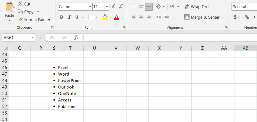 7 Ways to Create a Bulleted List in Microsoft Excel