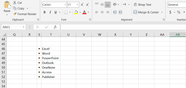 7 Ways To Create A Bulleted List In Microsoft Excel 2023 
