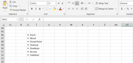 7 Ways To Create A Bulleted List In Microsoft Excel 2022 