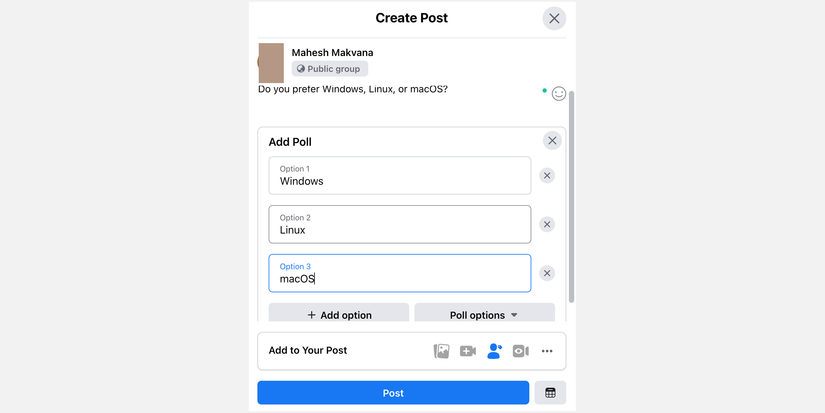 How to Create a Poll on Facebook (in Pages, Groups, and Stories)