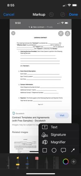 How To Add A Signature To A Document On Your IPhone
