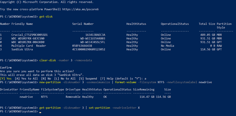 How to Partition and Format a Drive Using PowerShell
