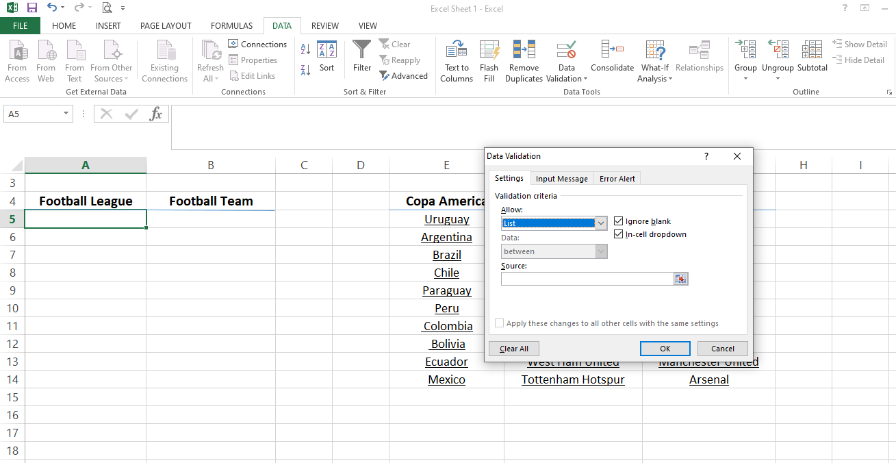 How Do I Create A Dependent Drop down List In Excel With Multiple How Do I Create A Dependent Drop down List In Excel With Multiple