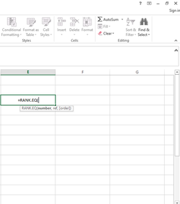 How To Use The Rank And SUMPRODUCT Function In Excel With COUNTIF