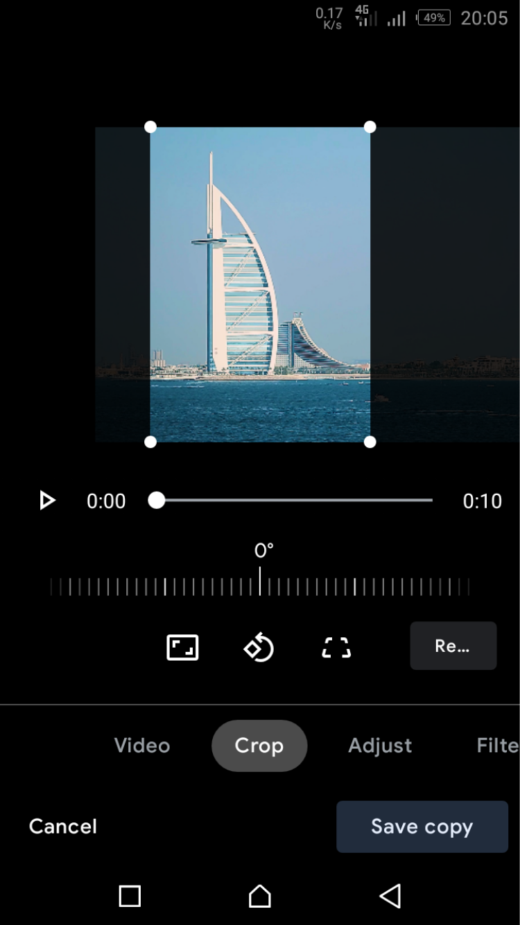 How to Crop a Video on Android