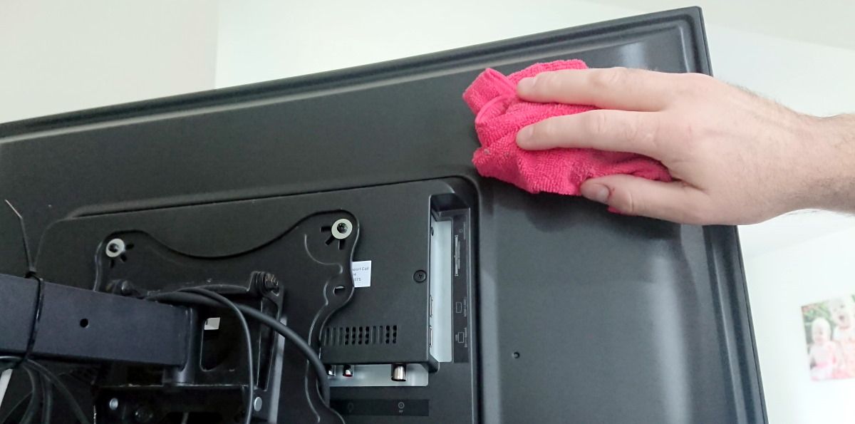 Can't See the Movie? Here's How You Clean a Flat Screen TV